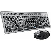 Amazon.in: Buy Portronics Key7 Combo Wireless Keyboard & Mouse Set with ...