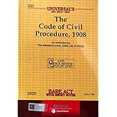 Buy The Code Of Civil Procedure CPC Bare Act 2025 EDITION Universal Book Online at Low Prices in ...