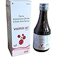 VIVFER-XT Syrup | Ferric Ammonium Citrate, Folic Acid and Zinc (Iron ...