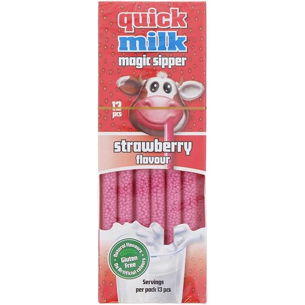 Milk Straws QUICK MILK Magic Sipper Milkshake Straws | Flavoured Milk