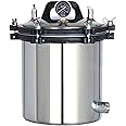 24L Portable Pressure Steam Autoclave Sterilizer Machine Stainless ...