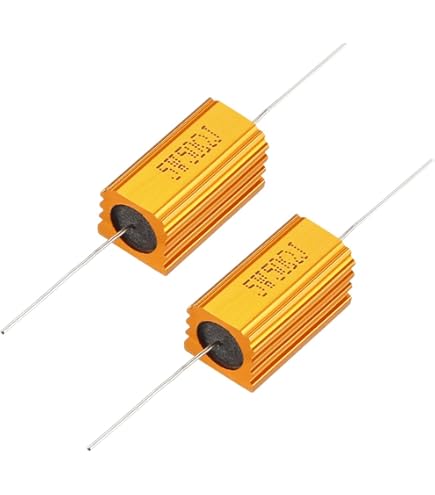250 Ohm Resistor Aluminum Case Resistor Extra Wire 100W 6 Ohm Wirewound ...