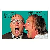 ADRIAN EDMONDSON & RIK MAYALL Signed 6X4 Inch Photo Print Pre Printed ...