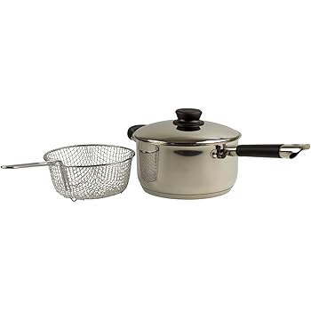 Stainless Steel Chip Pan: Amazon.co.uk: Kitchen & Home