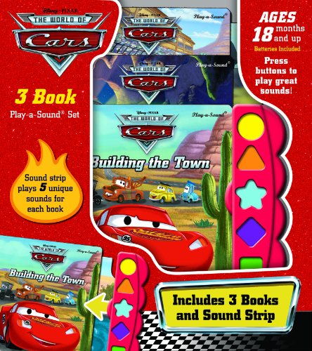 Amazon.in: Buy Disney Cars 3-Book Play-a-Sound Library Book Online at ...