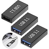 Adaptateur USB C vers USB 2pcs, adaptateur usb 3.1 vers USB 3.0, USB C femelle vers USB 3.0 ...