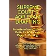 Buy SUPREME COURT’S AOR EXAM- DRAFTING : Formates of more than 25 ...