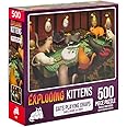 Exploding Kittens Jigsaw Puzzles for Adults -Cats Playing Craps - 500 ...