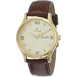 Buy Titan Karishma Analog Champagne Dial Men's Watch -NM1445YL05 ...