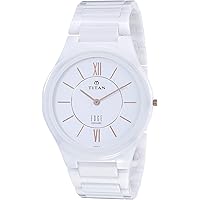 Titan Edge Ceramic Analog White Dial Men's Watch NQ1696QC04 : Amazon.in ...