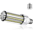 DragonLight 50W Super Bright Corn LED Light Bulb(350 Watt Equivalent) - E27/E40 Large Base LED ...