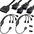 Xiatiaosann ARGB LED Splitter Cable, 5V 3Pin Addressable RGB Splitter ...