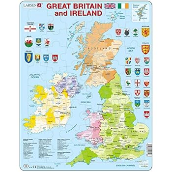 Ravensburger British Isles Map 1000pc Jigsaw Puzzle: Amazon.co.uk: Toys ...