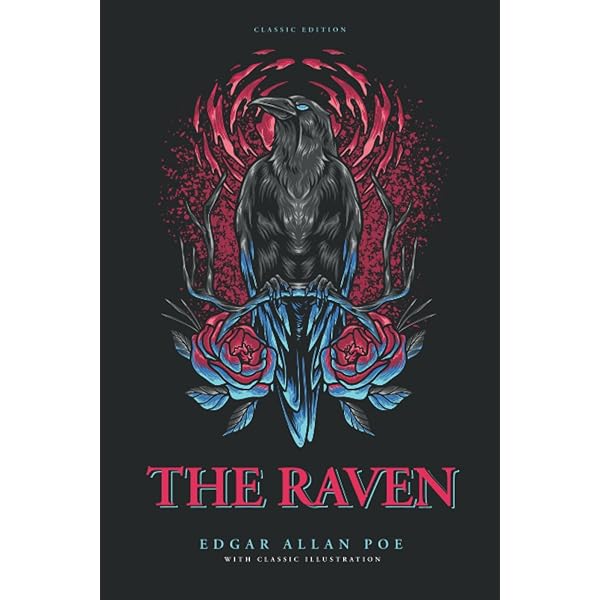 Edgar Allan Poe Clúdach Leabhar An Raven