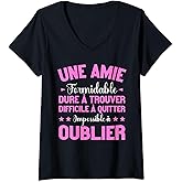 Meilleure Amie | Super Amie | Cadeau Amitié Surprise T-Shirt : Amazon ...