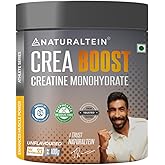 NATURALTEIN Creatine Monohydrate Unflavoured (250 Grams, 83 Servings ...