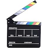 E-Image Professional White Big Clapper Board with White and Black ...