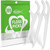 LAOYE Fils Dentaire 200 Pcs Porte Fil Dentaire avce Manche- Lot de 4 ...