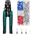 HASTHIP® 200Pcs Electrical Crimping Connectors with Wire Crimper Tool 4 ...
