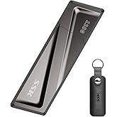 SSK 1TB USB Drive, External SSD USB Super Fast 550MB/s 2-in-1 Dual Drive USB Type C+ USB A 3.2 ...