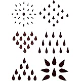 Vama Fashions Maroon Round Velvet Small Bindis Tilak Kumkum Bindi Tikka ...