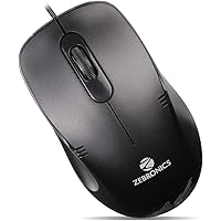 Amazon.in: Buy Zebronics Zeb-Rise Wired USB Optical Mouse with 3 ...
