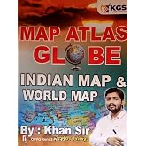 MAP ATLAS GLOBE INDIAN MAP & WORD MAP BY KHAN SIR : KHAN SIR: Amazon.in ...