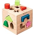 Shape Shifting Box - Wooden Sorter Toy Shape Blocks Sorting Cube ...