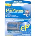 EarPlanes EP2 Ultra-Reusable Earplugs, Airplane Pressure Prevention ...
