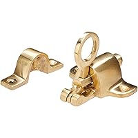 Golden Grace Fanlight Catch in Solid Polished Brass Finish with Keep ...