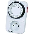 TEC HIT 730200 - Programmateur mécanique journalier avec interrupteur - Segment de 30 mn - 3500 ...