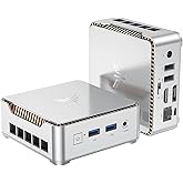 NiPoGi Essenx E2 Mini PC Windows 11 Pro,Mini PC Twin Lake-N N150(up to ...