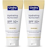 Undry Hydrating Sunscreen for Dry Skin (50gm) Lightweight, Photostable ...