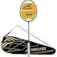 Buy HUNDRED Viper 900 Carbon Fibre Strung Badminton Racket with Full ...