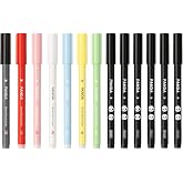 FOMO Panda Liquid Roller Pen 0.5mm Tip, Large Capacity Ink, Pipe Tip ...