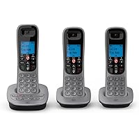 BT Essential Cordless Landline House Phone with Nuisance Call Blocker, Digital Answer Machine ...
