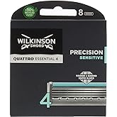 Wilkinson Sword Quattro Titanium Precision Razor Blades - Pack of 8 ...