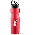 Liverpool FC Water Bottle with Straw - Metal Water Bottle for Football ...
