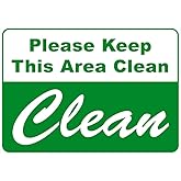 999Store office supplies sunboard keep area clean sticker signage sign ...