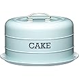 KitchenCraft Living Nostalgia Cake Storage Tin, Airtight Cake Dome, 28. ...