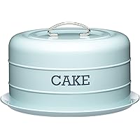 KitchenCraft Living Nostalgia Cake Storage Tin, Airtight Cake Dome, 28. ...
