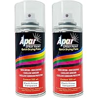 APAR Spray Paint PLASTIC PRIMER Transperent-225 ml (Pack of 1-pcs), To ...
