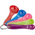 Colourworks CWMSPOONSET Measuring Spoon Set, Brights : Amazon.co.uk ...