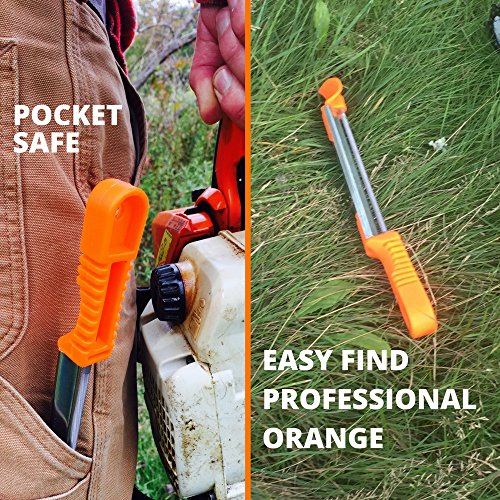 Chainsaw Chain Sharpening File Set With 3 Non Slip Double Safety Handle ...