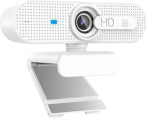 HD 1080P Webcam for Computer PC Laptop with Autofocus, Privacy Shutter ...