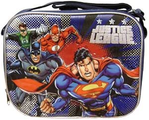Justice League Lunch Box - Superheroes Lunch Bag : Amazon.co.uk: Toys ...