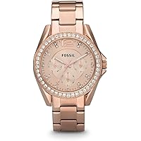 Fossil Riley Analog Rose Gold Dial Women's Watch - ES2811 : Fossil ...