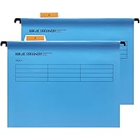 Srvnpioy Foolscap Suspension Files with Tabs and Card Inserts for ...
