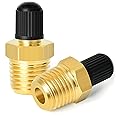 SXTDKMJ 2 PCS Air Inflator Adapter,1/4" NPT (M) to Standard Valve Air ...