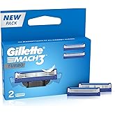 Buy Gillette Mach 3 Manual Shaving Razor Blades - 2s Pack (Cartridge ...